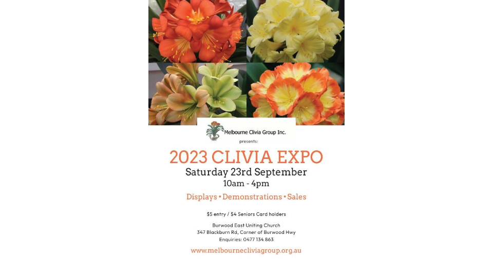 Melbourne Clivia Group EXPO | 3CR Community Radio