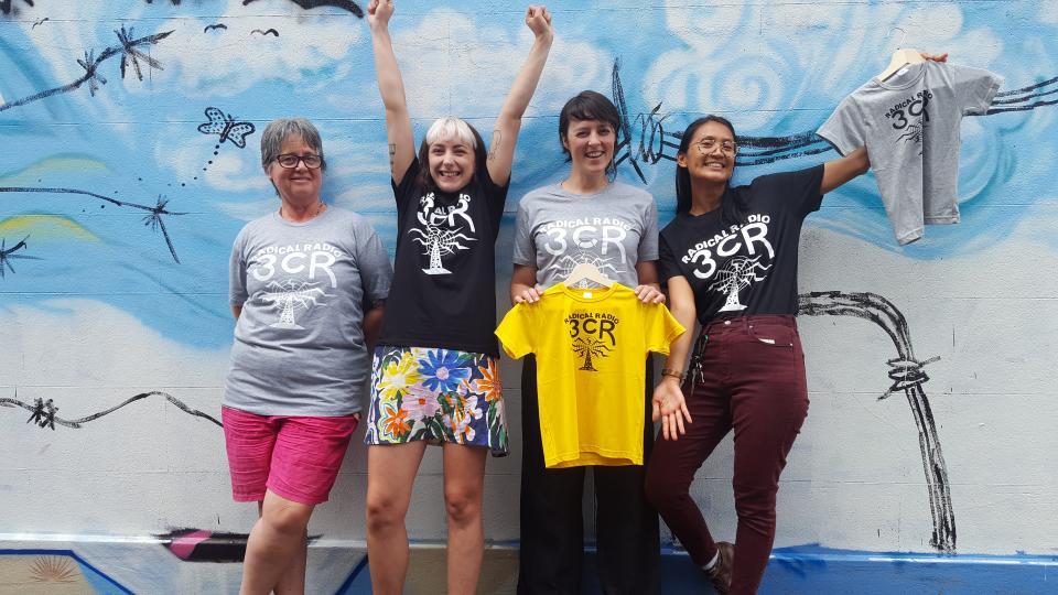 3CR t-shirts restocked! | 3CR Community Radio