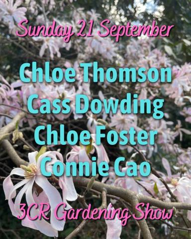 21 September, Chloe Thomson joined by Cass Dowding, Chloe Foster and ...