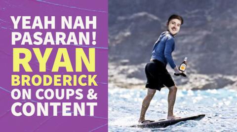 Ryan Broderick on Content & Coups | 3CR Community Radio